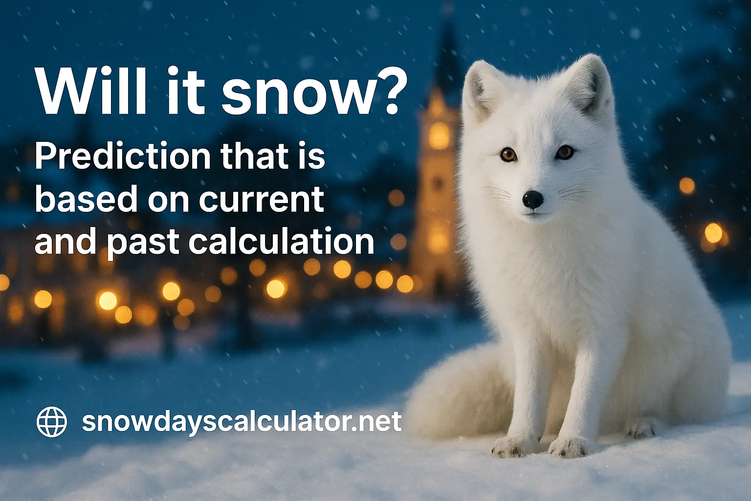 Snow Day Calculator – Predict If It Will Snow Tomorrow